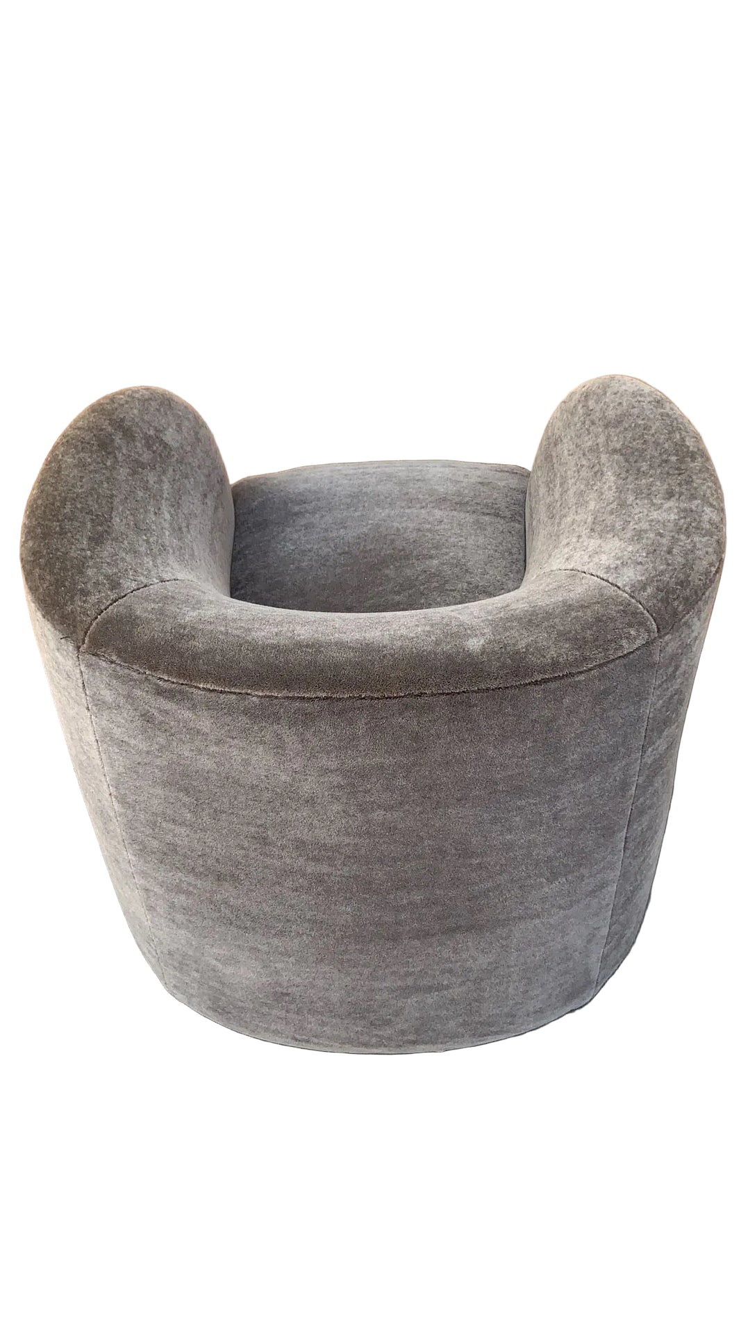 MCM Faudet-Harrison Swivel Lounge Chairs Newly Reupholstered - Pair ...