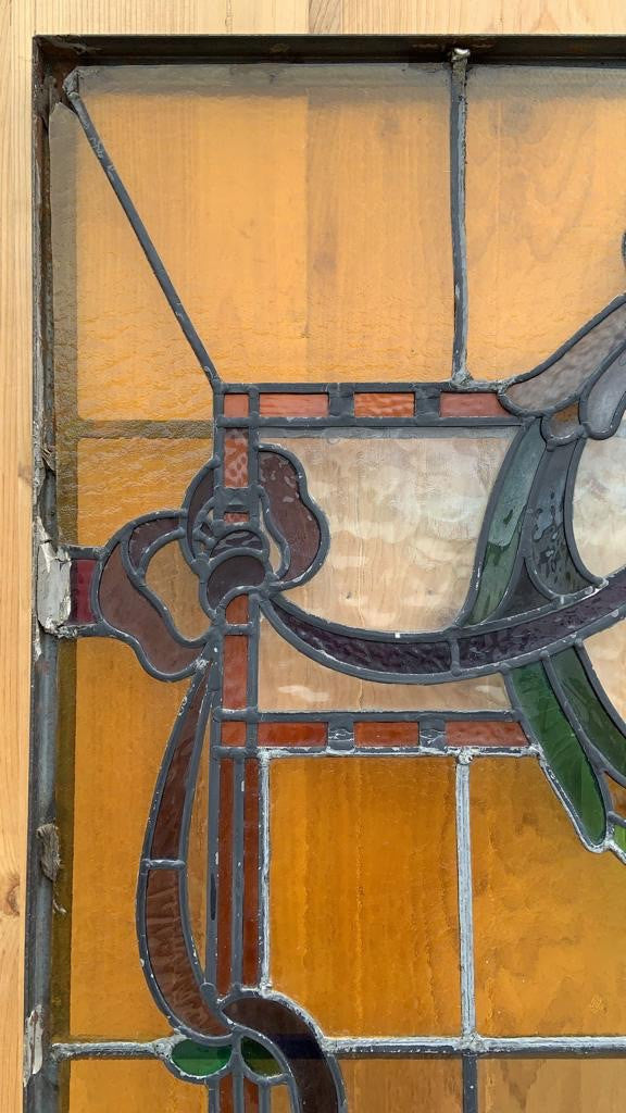 Antique Stained Glass Window/Door – Vintage Grind House