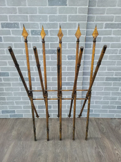 Antique Gothic Medieval Iron Spear Floor Rack – Vintage Grind House