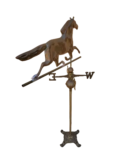 Antique Bronze Horse Weathervane Stand – Vintage Grind House