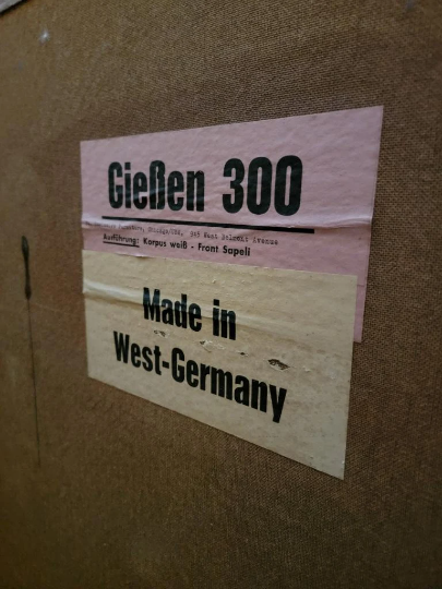 Mid Century Modern German Lacquered Storage and Display Wall Unit ...